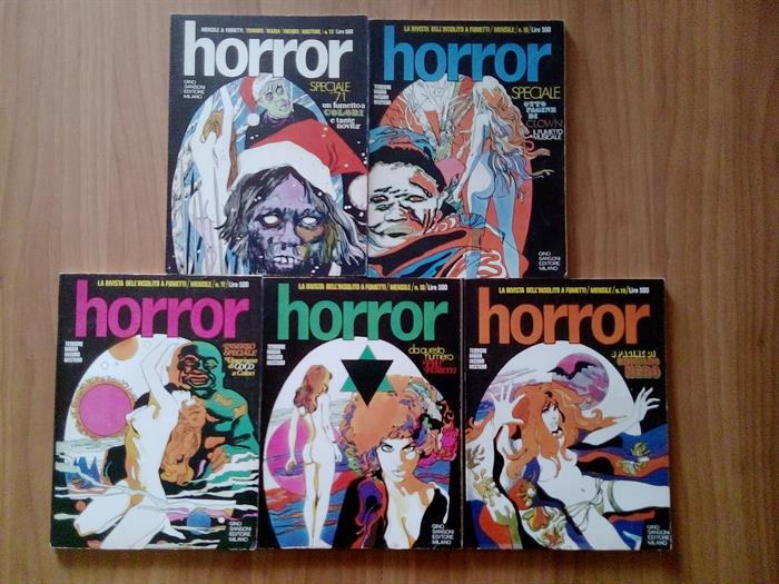 LOTTO 5 HORROR-RIVISTA A FUMETTI